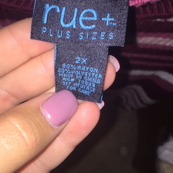 Rue21 | Tops | Nwot Striped Shirt From Rue2 | Poshmark